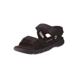 Timberland Klassische Sandale GOVERNORS ISLAND STRAP SANDAL in schwarz | Gr.: 50