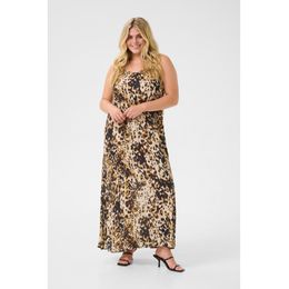 Kaffe curve Kleid KCjulia A-shape in Leopard Print | Gr.: 54