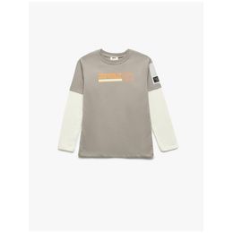 KOTON TSHIRT LS in Grau | Gr.: 6-8 Jahre
