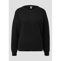 QS Strickpullover in 9999_schwarz | Gr.: XS