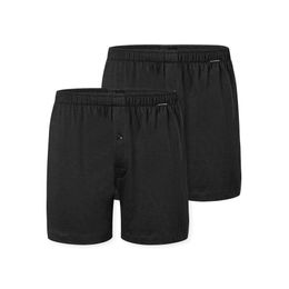 Schiesser Boxershort 2er Pack in Schwarz | Gr.: M