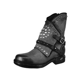 A.S.98 Boots 'Arche' Damen Gr&ouml;&szlig;e 40 dunkelgrau / schwarz Winterschuhe