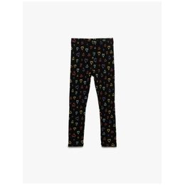 KOTON LEGGINGS in Schwarz Gemustert | Gr.: 9-10 Jahre