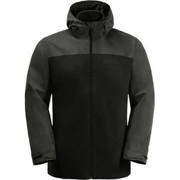 Jack Wolfskin Funktionsjacke 3 in 1 TAUBENBERG 3IN1 in Anthrazit | Gr.: XXL