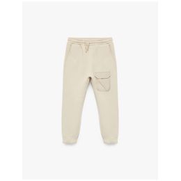 KOTON SWEAT BOTTOMS in Beige | Gr.: 6-8 Jahre