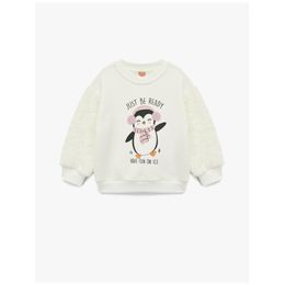 KOTON SWEATSHIRTS in Ekru | Gr.: 0-12 Monate