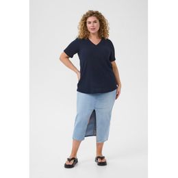 Kaffe curve T-shirt KCedina Loose fit in Midnight Marine | Gr.: XL