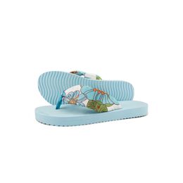 flip*flop Flip Flop Sandalen "flip*tube flower" in hellblau mehrfarbig | Gr.: 40