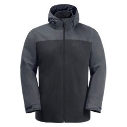 Jack Wolfskin Funktionsjacke 3 in 1 TAUBENBERG 3IN1 in Anthrazit | Gr.: L