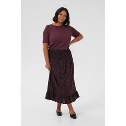 Kaffe curve Rock KCbella A-shape in Fudge/Black Flower Print | Gr.: L