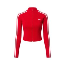 adidas originals Strickjacke Slim Knit in rot - 0001 | Gr.: L