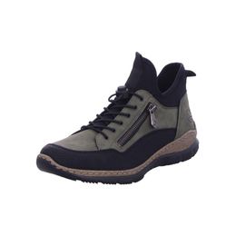 Rieker Hightop-Sneaker in schwarz/liane/schwarz | Gr.: 37