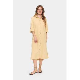 Saint Tropez Kleid ZalindaSZ Gerade Passform in Croissant | Gr.: M