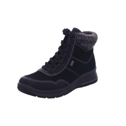 Rieker Schn&uuml;rstiefeletten in schwarz/schwarz/anthrazit | Gr.: 37