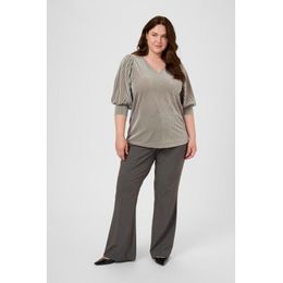 Kaffe curve Langarm-Bluse KCcacanna Regular fit in Frost Gray | Gr.: XL