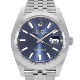 Rolex Uhren - Datejust - Gr. unisize - in Blau - f&uuml;r Damen