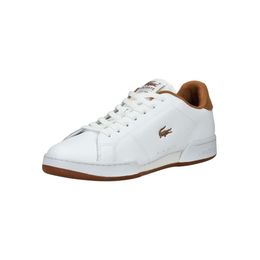 Lacoste Sneaker in Weiß/Braun | Gr.: 44,5