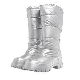 Buffalo Stiefel & Boots - Aspha Snow Puffer - Gr. 40 (EU) - in Silber - f&uuml;r Damen