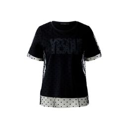 Oui T-Shirt in black | Gr.: 36