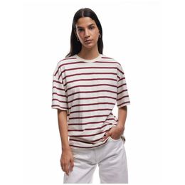 KOTON TSHIRT SS BSC in Bordo Gestreift | Gr.: M