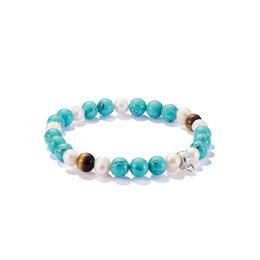 Thomas Sabo Bead-Armband Mit Bunten Steinen in silber, bunt | Gr.: 17 cm
