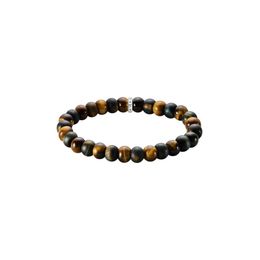 Thomas Sabo Armband Tigerauge Goldbraun Und Blaugold in silber, braun, blau | Gr.: 21 cm