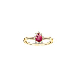 Thomas Sabo Ring Vintage Romance in gold, rot, wei&szlig; | Gr.: 50
