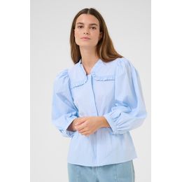 Karen Simonsen Karen By Simonsen Bluse 'Zuma Nette' Damen Gr&ouml;&szlig;e XXXL hellblau