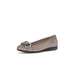 Gabor Comfort Sportliche Ballerinas in grau | Gr.: 44