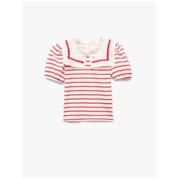 KOTON TSHIRT SS in Rot Gestreift | Gr.: 92/98
