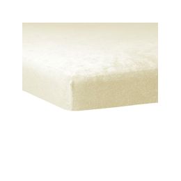 Traumschlaf Spannbettlaken Flauschbiber Topper in natur | Gr.: 180x200 cm - 200x200 cm