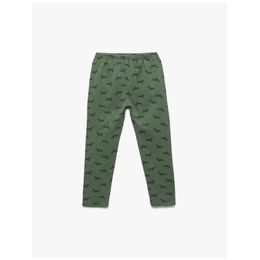 KOTON SWEAT BOTTOMS in Grün Gemustert | Gr.: 4-6 Jahre