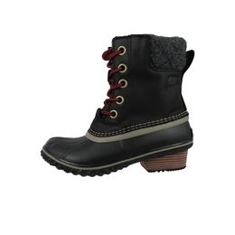 Sorel Lace-Up Ankle Boots 'Slimpack Lace II' female Black size 41