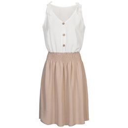 Cloud5ive Kleid Damen Größe 38 beige / naturweiß Winterkleid