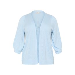 Kaffe Curve Knit Cardigan 'KCdalina' female Blue size XL