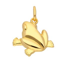 Adelia´s Kettenanhänger ADELIA´S "Damen Gold Schmuck 333 Gold Anhänger Frosch", gold, Schmuckanhänger, Damen, Gold, Goldschmuck für Damen