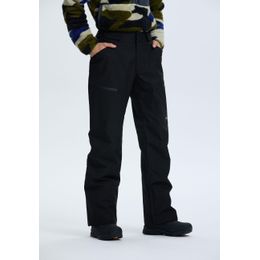Skihose Icepeak "Icepeak Hose Caspian", Herren, Gr. 48, EURO-Größen, schwarz, 100% Polyester, Hosen
