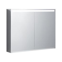 Geberit Option Spiegelschrank, Beleuchtung, 2 T&uuml;ren, 90x70x15cm, CEE 7/4,7/3, verspiegelt 500583001