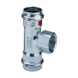 Viega Prestabo T-St&uuml;ck mit SC-Contur 1117.2, d. 54mm x Rp 3/4" x d. 54mm, Stahl verzinkt 558987