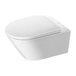 Duravit D-Neo Wand-WC 540x370x360mm, Wei&szlig; Hochglanz, 4,5l, Tiefsp&uuml;ler, rimless, Durafix inkl. waagerecht 2577090000