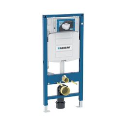 Geberit Duofix Element f&uuml;r Wand-WC 112cm, f&uuml;r Trockenbau, mit Sigma Unterputzsp&uuml;lkasten 12cm 111300005