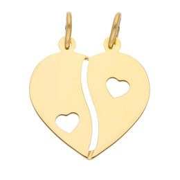 Adelia&acute;s Kettenanh&auml;nger ADELIA&acute;S "Damen Gold Schmuck 333 Gold Anh&auml;nger Partneranh&auml;nger", gold, Schmuckanh&auml;nger, Damen, Gold, Kettenanh&auml;nger, Goldschmuck f&uuml;r Damen