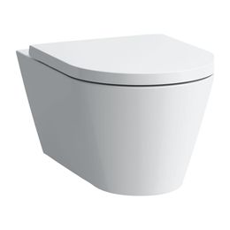 Laufen Kartell Wand WC PACK mit Tiefsp&uuml;ler sp&uuml;lrandlos, WC Sitz inkl. Absenkautomatik, EasyFit H8663300000001