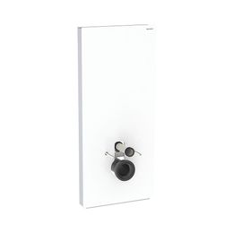 Geberit Monolith Sanit&auml;rmodul f&uuml;r Wand-WC, H&ouml;he 114cm, Frontverkleidung aus Glas, Aluminium, Wei&szlig; 131031SI5