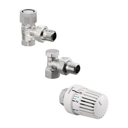 Oventrop Thermostatventil-Set, DN 15 Eckausf&uuml;hrung, mit Uni LH, AQ, Combi 2 1703064