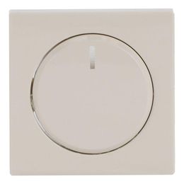 Busch J&auml;ger carat Dimmer-Abdeckung 6540-82-101 savanne/ews mit Befestigungs-Mutter und Glimmlampe 2CKA006599A2951