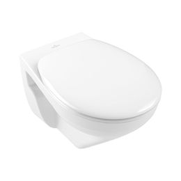 Villeroy & Boch Villeroy & Boch Tiefsp&uuml;l-WC sp&uuml;lrandlos O.novo 360x540x356mm Oval Abgang waagerecht mit DirectFlush Wei&szlig; Alpin 7682R001