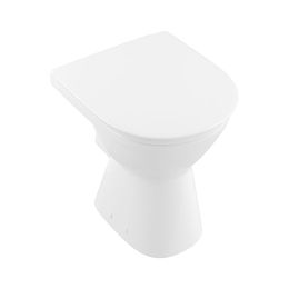 Villeroy & Boch Villeroy & Boch Tiefsp&uuml;l-WC sp&uuml;lrandlos ViCare 360x490x460mm Oval bodenstehend Abgang waagerecht Direct-Flush, Wei&szlig; Alpin 4683R001