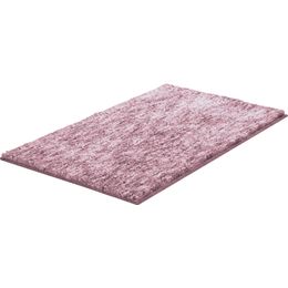 Badematte Grund "Mirage" Gr. 1, lila (mauve), H:27mm, Polyester, Badematten, besonders dichter Flor, Badematte in Melange-Optik