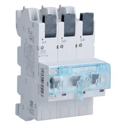 Hager SLS-Schalter, 3-polig, Cs-Charakteristik, 35A, f&uuml;r Sammelschiene, QuickConnect HTS335C